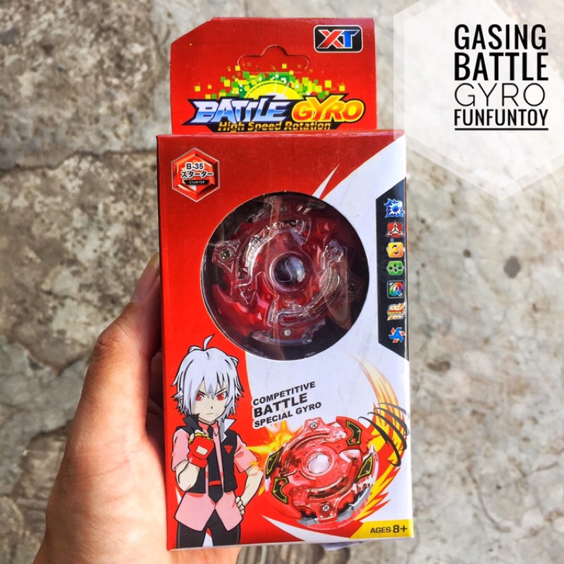 Jual gasing beyblade burst random battle gyro high speed rotation ...