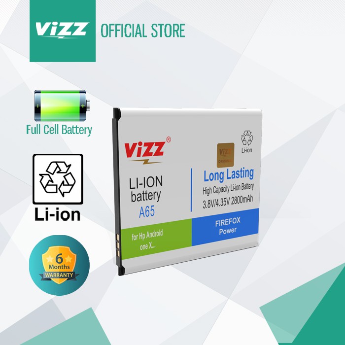 Jual Baterai Batre Vizz Evercoss Cross A65 Android One X A74F Original ...