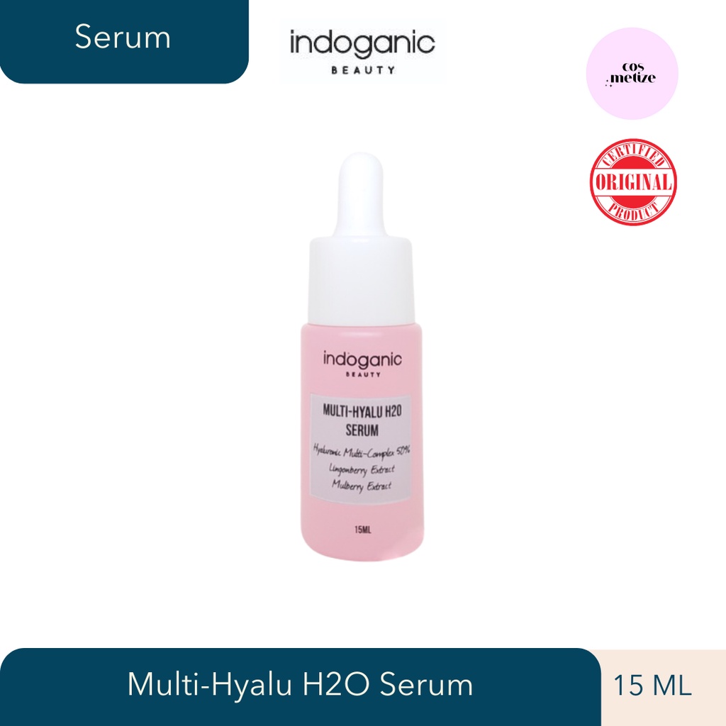 Jual [COSMETIZE] Indoganic Beauty Multi-Hyalu H2O Serum 15 ML ...