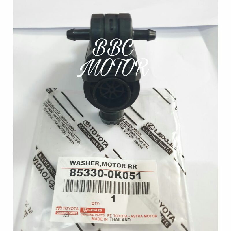Jual MOTOR WASHER BELAKANG TOYOTA FORTUNER VRZ INNOVA REBORN ORIGINAL ...