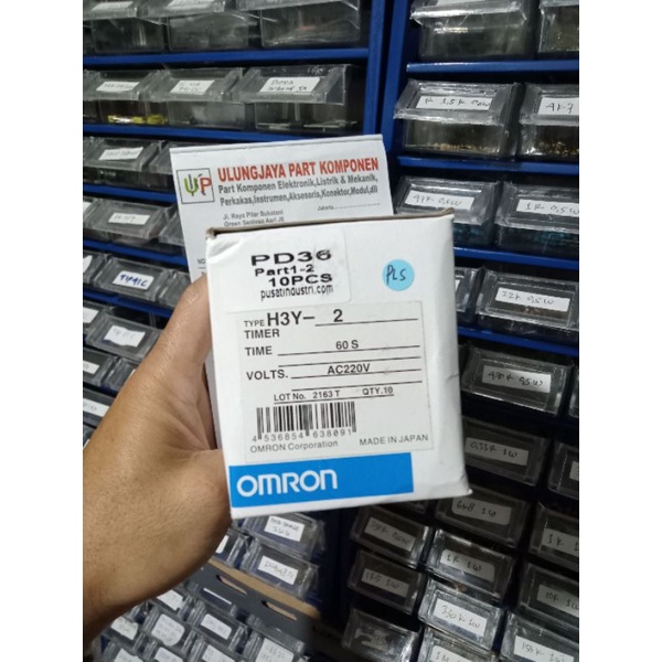 Jual timer delay TDR H3Y-2 AC 220V 5A 60detik 60s+soket | Shopee Indonesia