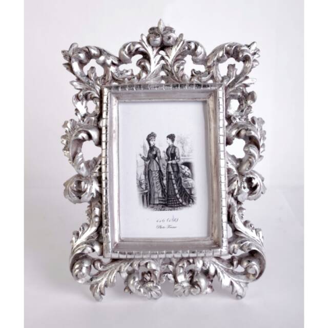 Jual Foto Frame Silver Klasik/Photo Unik/Bingkai Foto Antik | Shopee ...