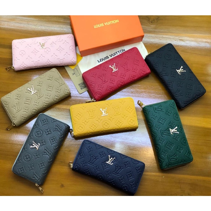 Jual DOMPET/DOMPET WANITA/DOMPET KEKINIAN V EMBOSED LOGO FREE BOX+SERTI ...