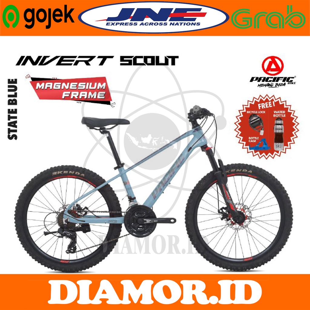 Jual Sepeda Gunung MTB 20 24 INCH PACIFIC INVERT SCOUT 9 Speed Rem Cakram | Shopee Indonesia