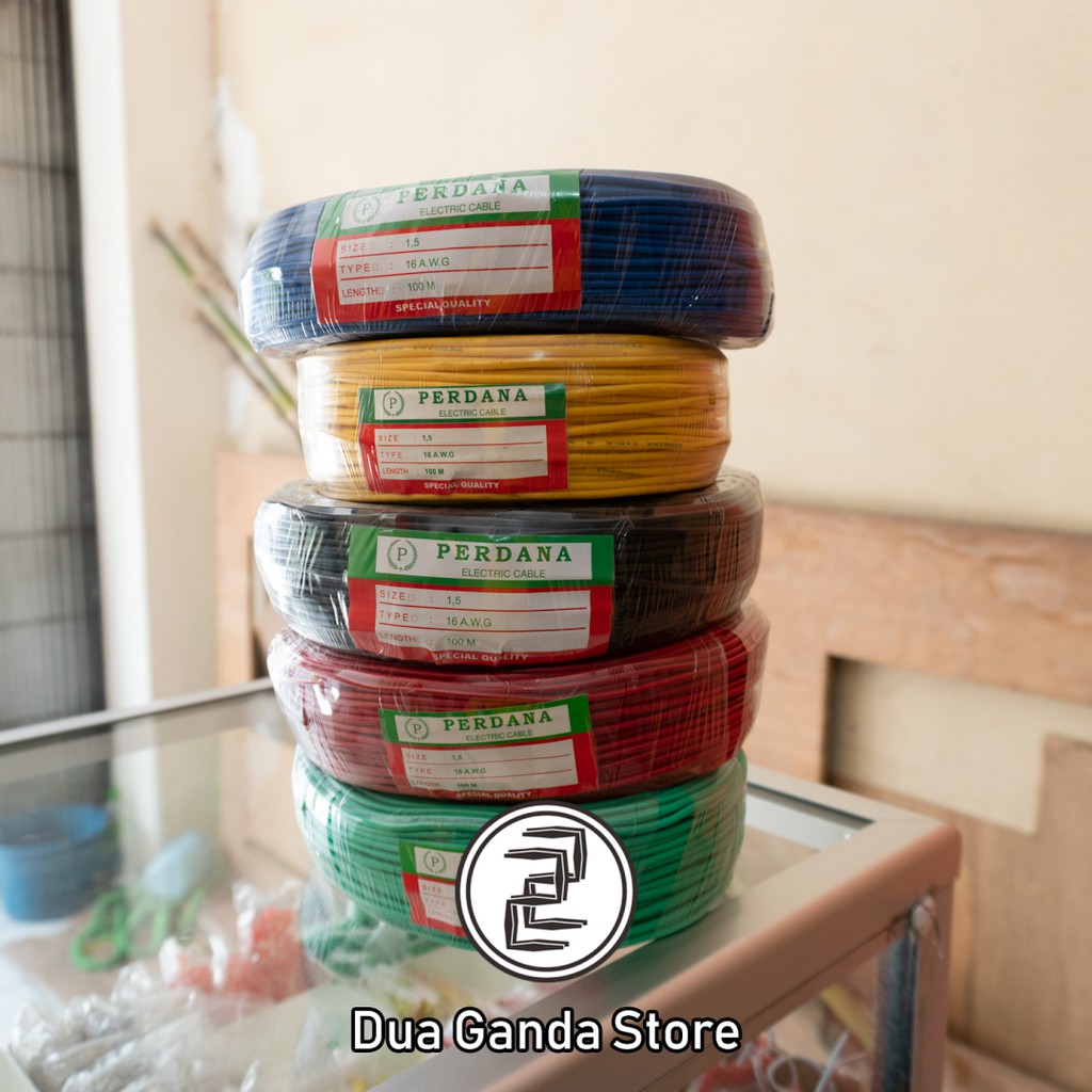 Jual Kabel Listrik Serabut NYAF Perdana 1x1,5 16 AWG 100 Meter/Roll | Shopee Indonesia