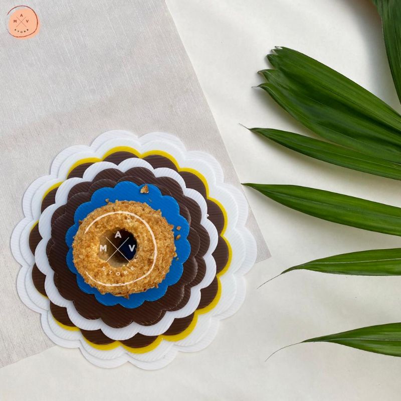Jual Alas Kue Bunga Diameter 24 cm Tebal 3 mm Plastik | Shopee Indonesia