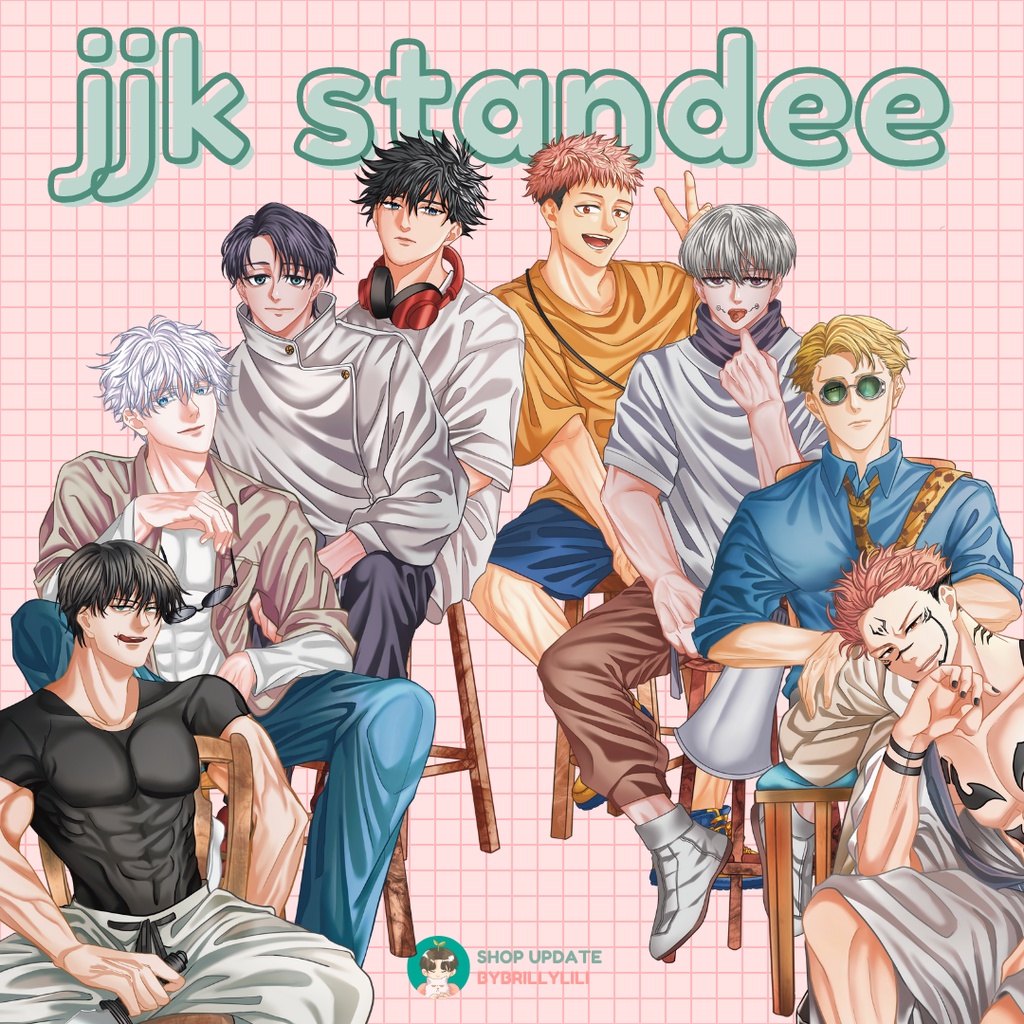 Jual Jujutsu Kaisen Standee | Sukuna Gojo Yuuji Megumi Toji Nanami ...