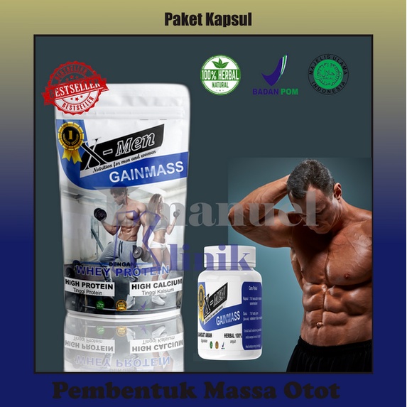 Jual Suplement Pembesar massa otot membuat badan berotot 100% ORIGINAL ...