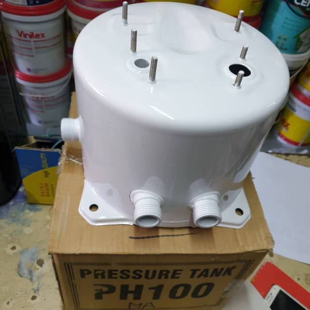 Jual Tangki SANYO PH 100 ASLI ORI / pressure tank pompa air tabung angin putih | Shopee Indonesia