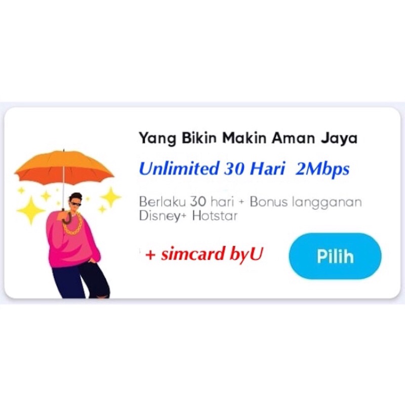 Jual kartu Perdana khusus 2 mbps 30 hari | Shopee Indonesia