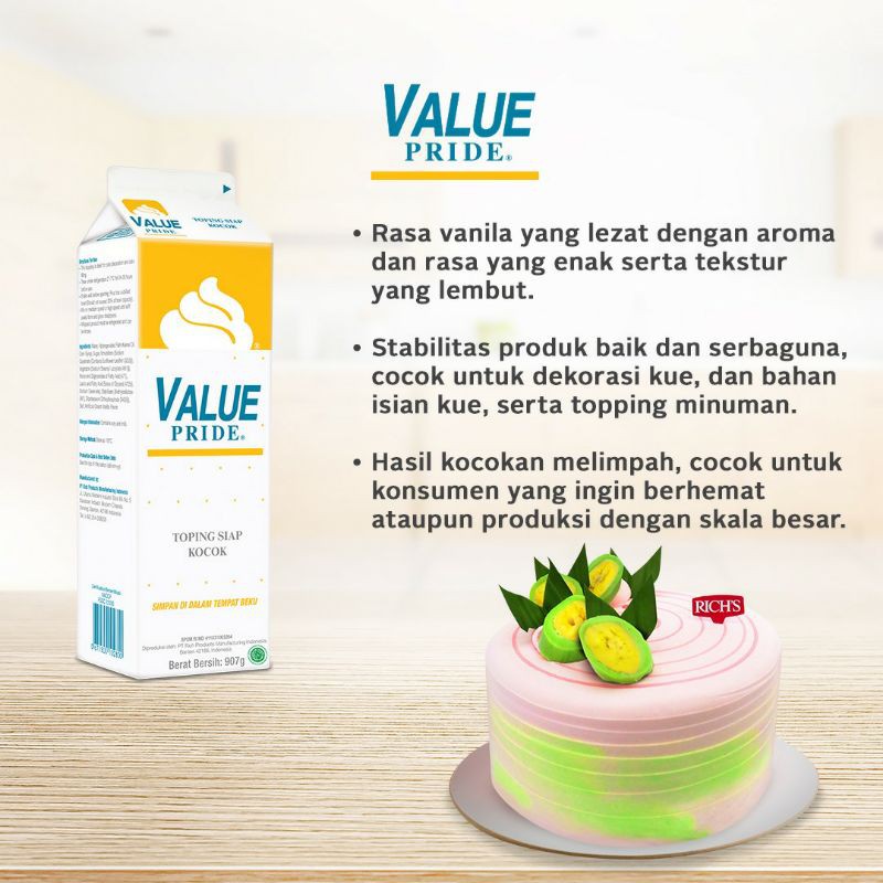 Jual Rich's Value Pride 907 gram × 12 pcs | Shopee Indonesia