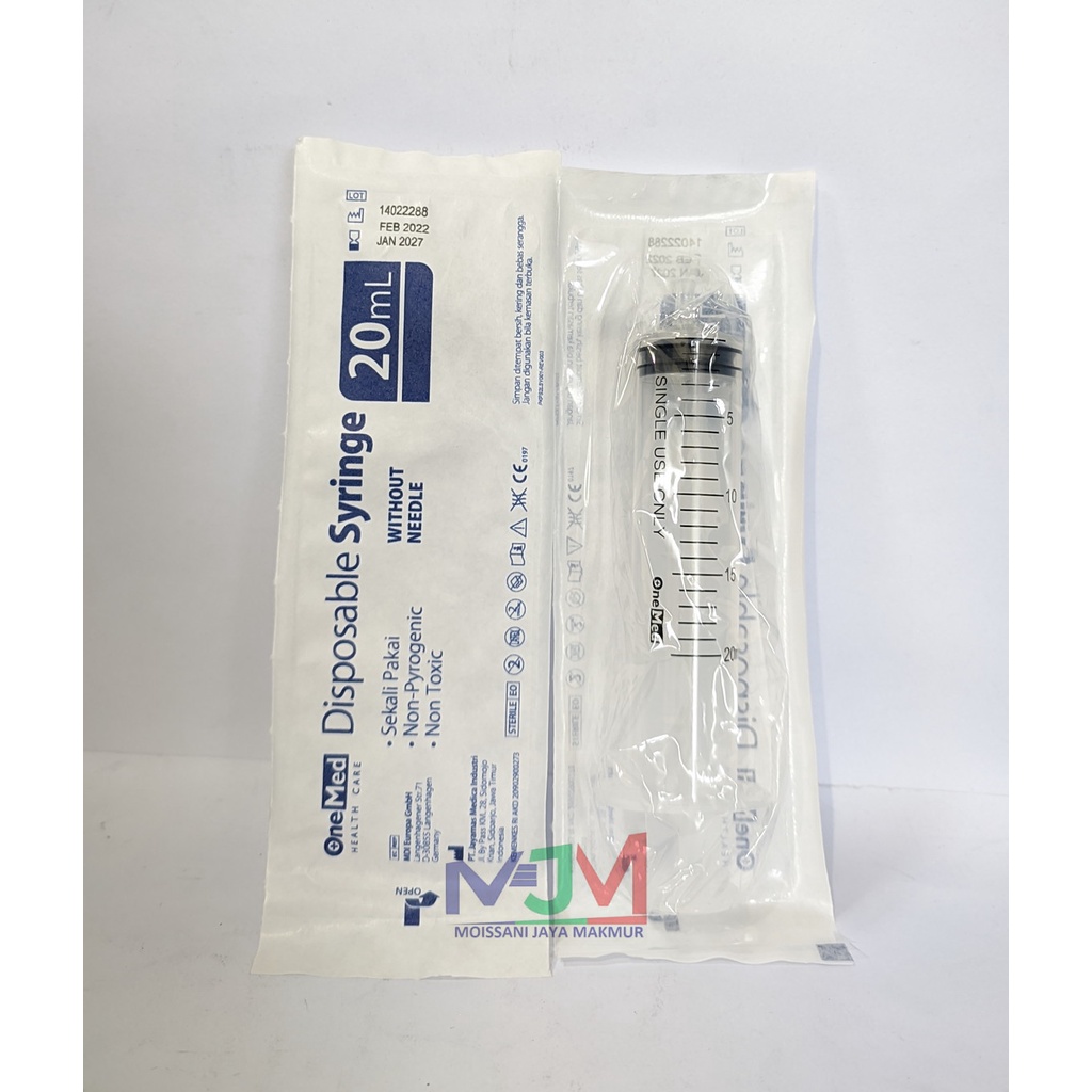 Jual Spuid 1 cc 3 cc 5 cc 10 cc 20 cc 50 cc ONEMED Jarum Suntik Onemed | Shopee Indonesia