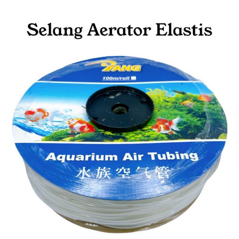 Jual SELANG AERATOR ELASTIS 1 ROLL 100 METER MERK YANG | Shopee Indonesia