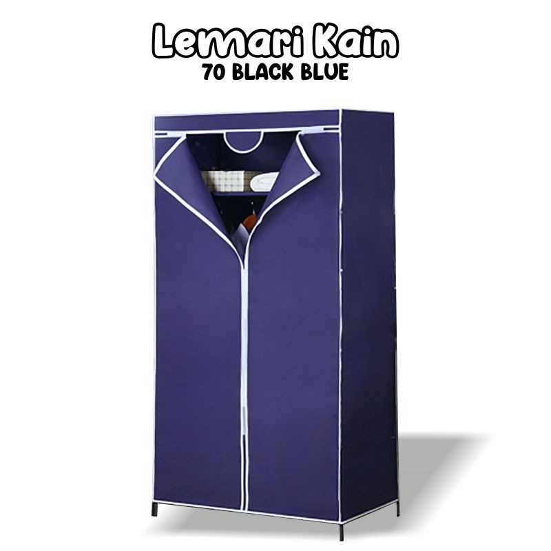 Jual Lemari Portable Kain Lemari 2 Sisi Lemari Resleting Lemari Rakit ...