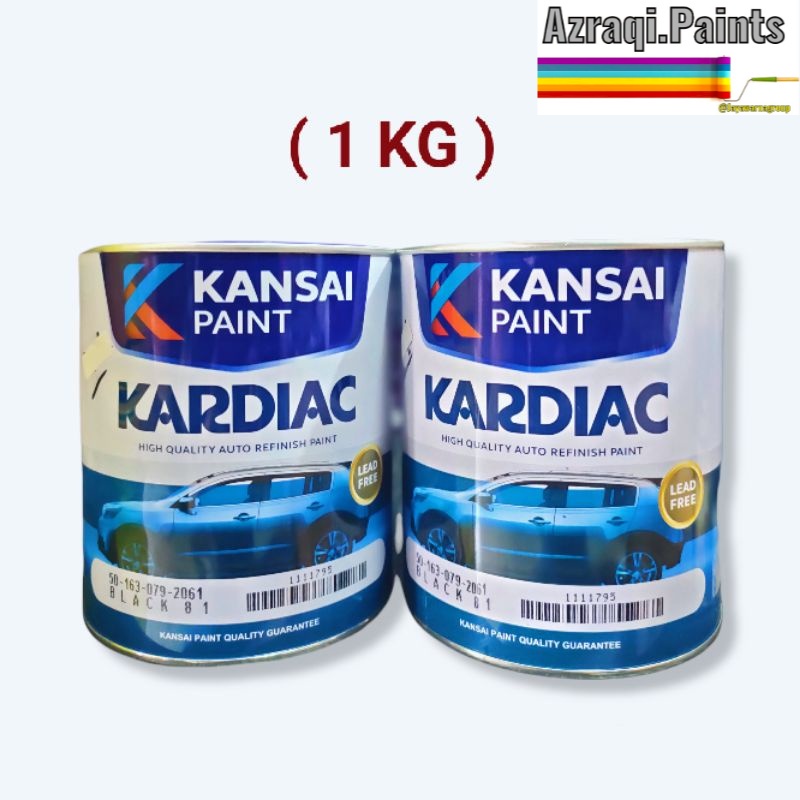 Jual CAT DUCO KANSAI KARDIAC BLACK 81 / HITAM PEKAT ( 1 KG ) | Shopee ...