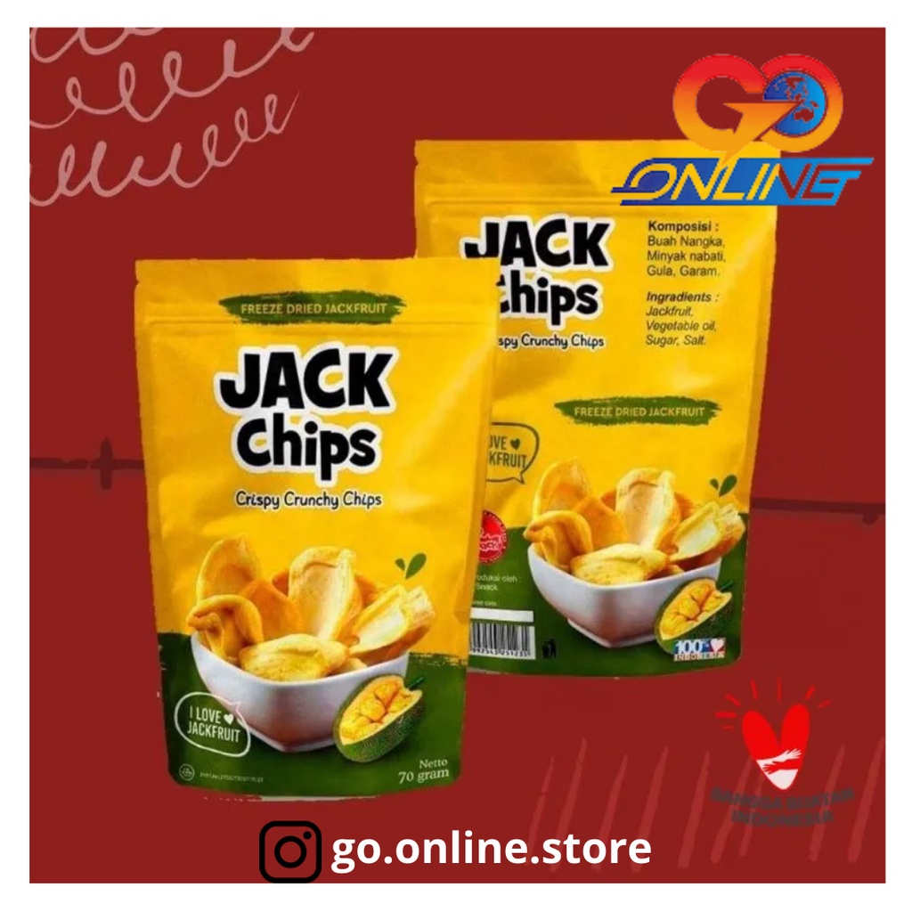 Jual Jack Chips Snack (Keripik Nangka) 70gr | Shopee Indonesia
