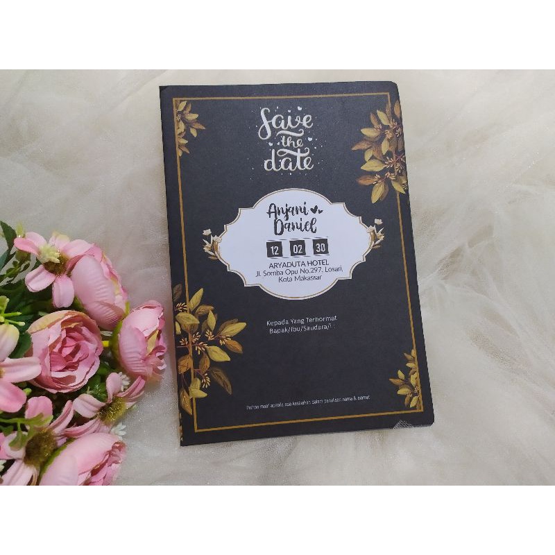 Jual undangan elegan simpel mewah kekinian vintage | Shopee Indonesia