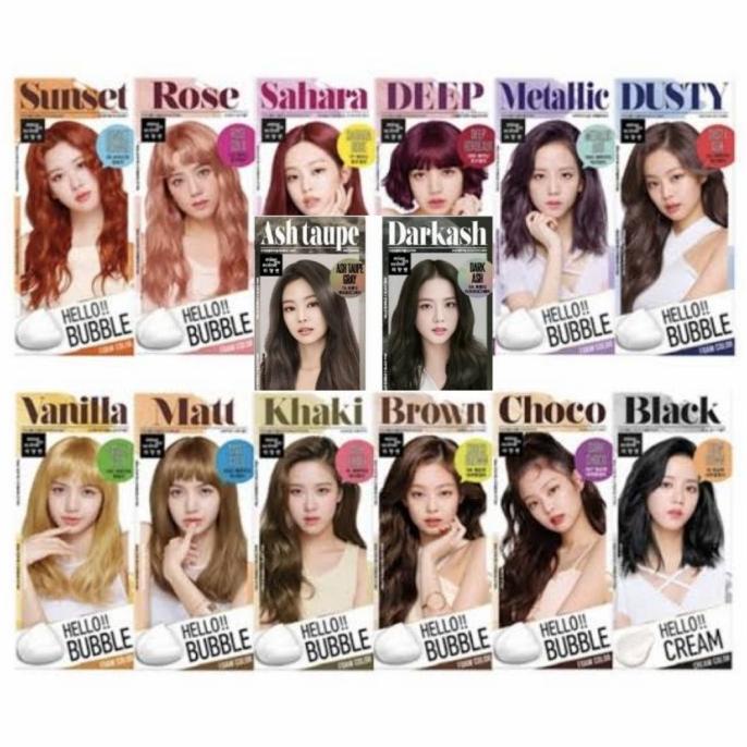 Jual Mise En Scene Hello Bubble Dye Hair Coloring Terbaru | Shopee ...
