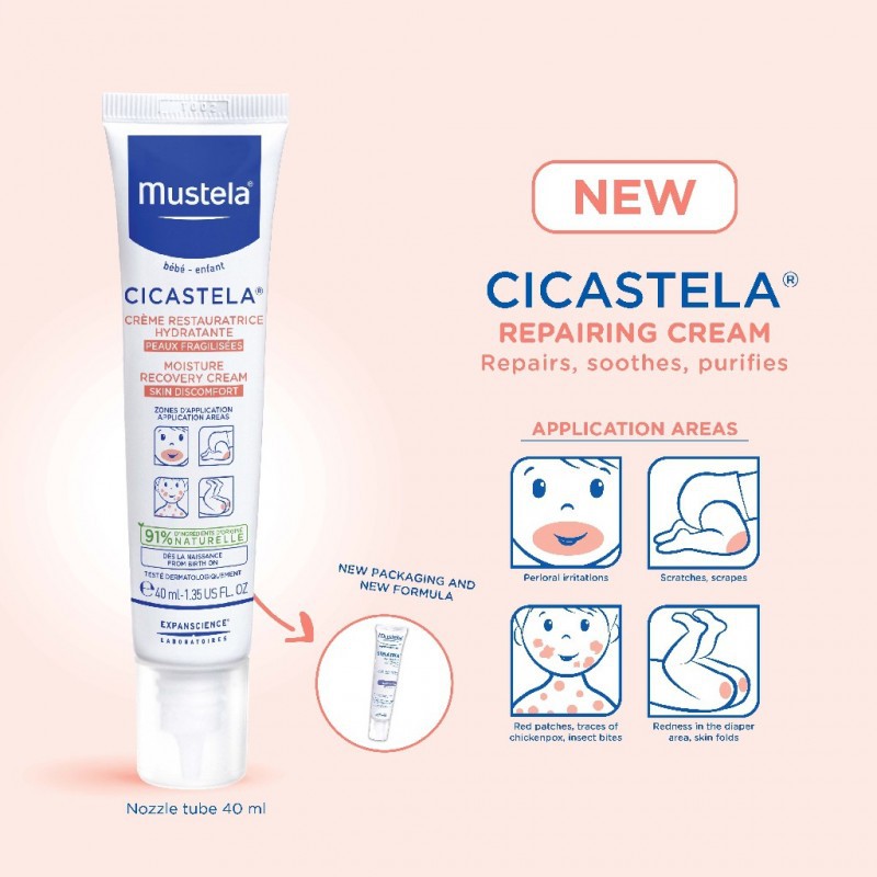 Jual Mustela Cicasela moisture krim - krim untuk ruam merah2 di muka ...