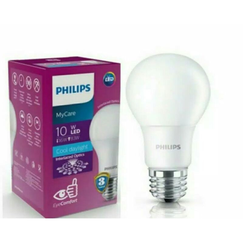Jual Lampu Philips Led 10 Watt Cahaya Putih | Shopee Indonesia
