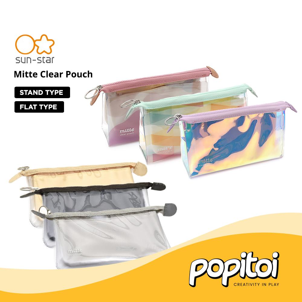 Jual SUN-STAR Mitte Clear Pouch Pen Case Pencil Kotak Tempat Pensil ...