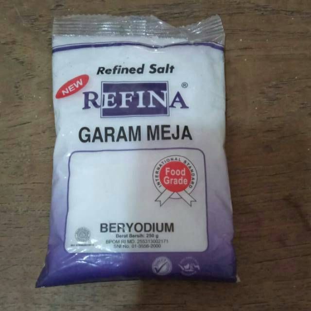 Jual Garam Refina 250 gram | Shopee Indonesia