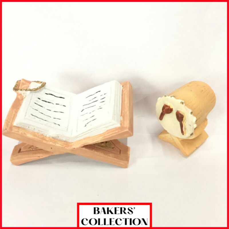 Jual [BC] Cake Topper Lebaran Al Quran Dan Bedug Kecil | Shopee Indonesia