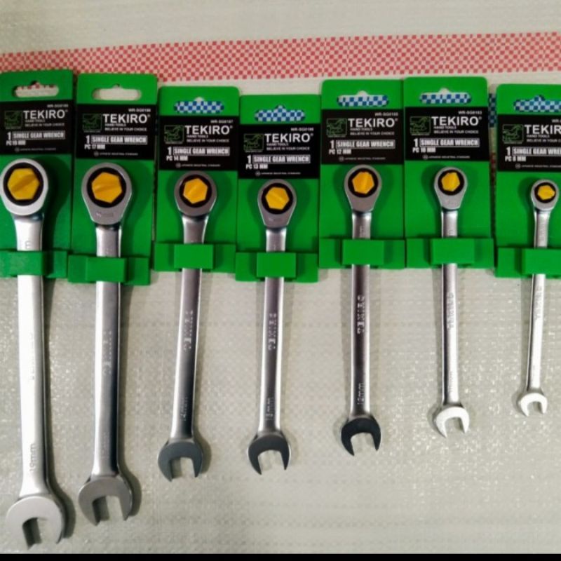 Jual Kunci Ring Pas Rachet Tekiro Panjang uk 8mm - Japan Quality | Shopee Indonesia