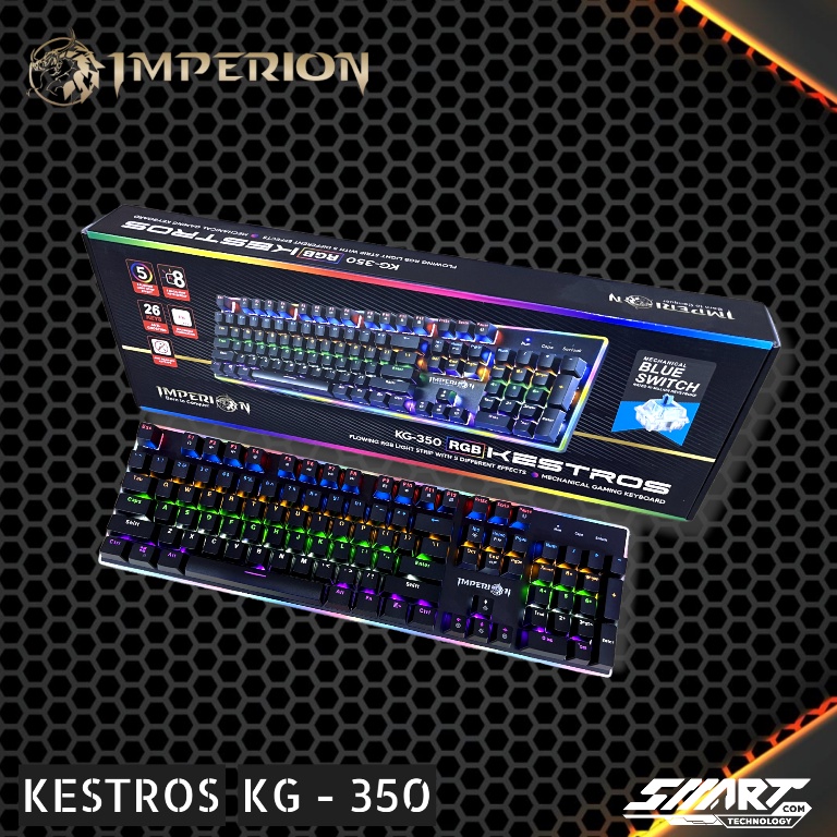 Jual Keyboard Gaming Imperion Kestros KG-350 Mechanical, RGB | Shopee ...