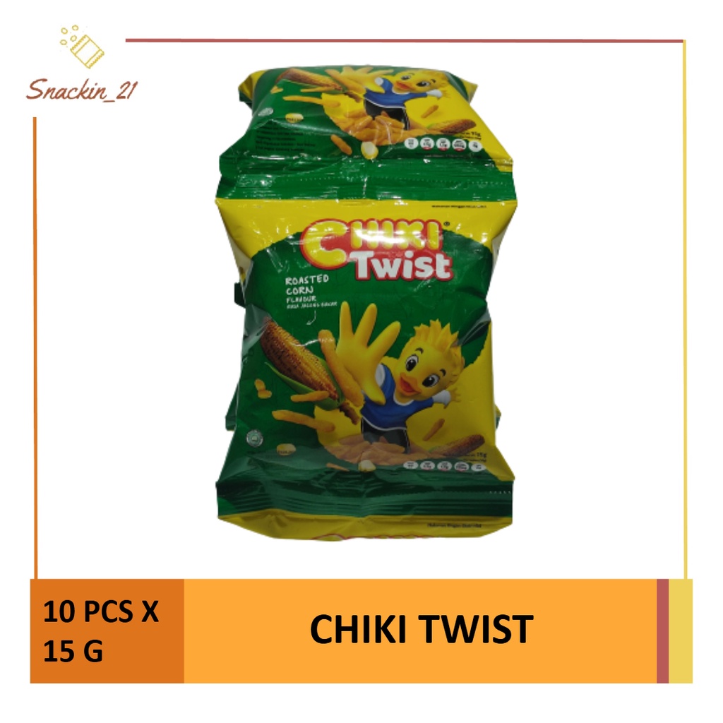 Jual Chiki Twist Rasa Jagung Bakar (Isi 10 Pcs x 15 gr) | Shopee Indonesia