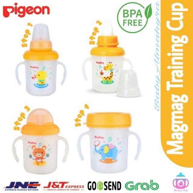 Jual PROMO Pigeon Mag Mag Training Cup All in One Set Step 1 2 3 4 ...