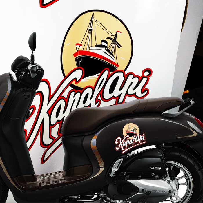 Jual stiker motor sticker vynil logo kapal ap1 | Shopee Indonesia