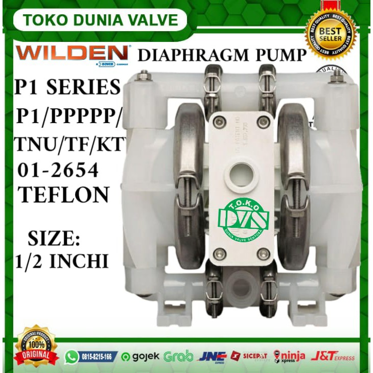 Jual WILDEN PUMP P1/PPPPP/TNU/TF/KTV 1/2" DIAPHRAGM PUMP PLASTIK | Shopee Indonesia