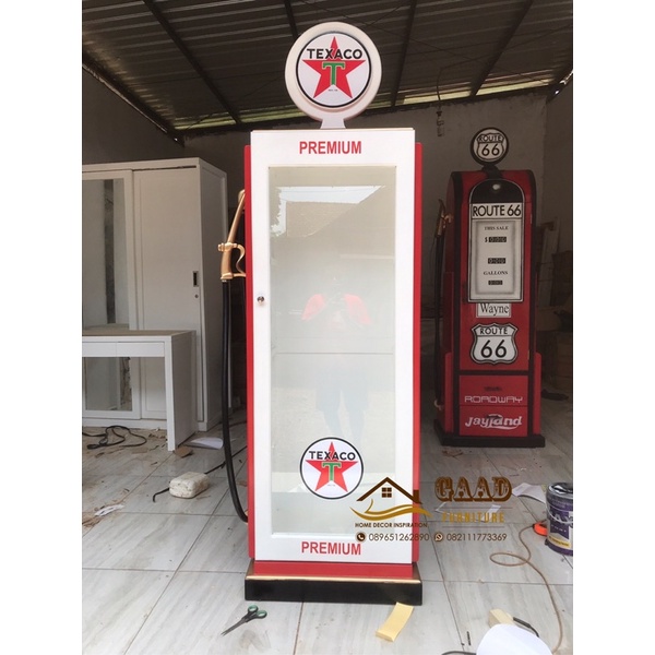 Jual rak hias pom Texaco | Shopee Indonesia