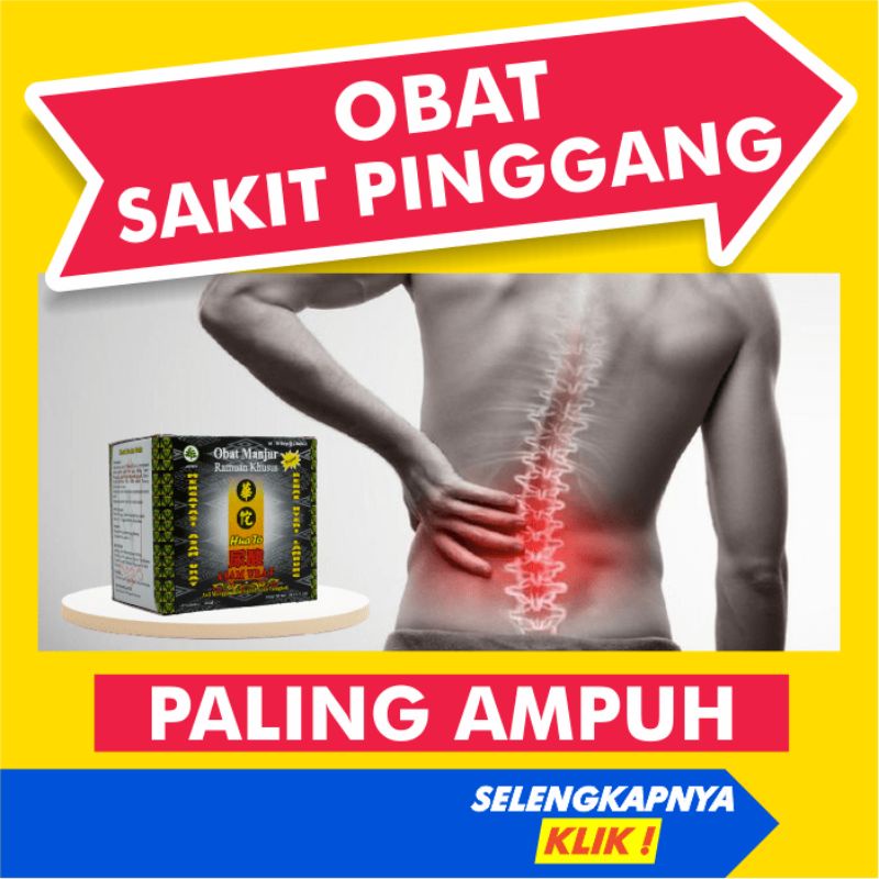Jual Obat Sakit Pinggang Belakang Ampuh Encok Saraf Sarap Syaraf ...