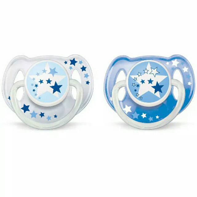 Jual Avent Night Time Pacifiers - Dot Empeng Bayi 6-18m Twin Pack ...