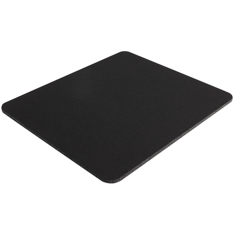 Jual Mousepad Polos Hitam dan Putih ANTI SLIP 30x 25cm JAHIT PINGGIR ...