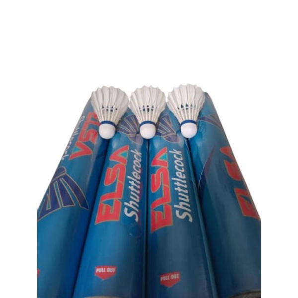 Jual SHUTTLECOCK BADMINTON KOK BULUTANGKIS ELSA BIRU FREE PACKING ...