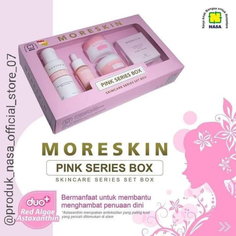 Jual MORESKIN Pink Series Box ( 1 Paket ) | Shopee Indonesia