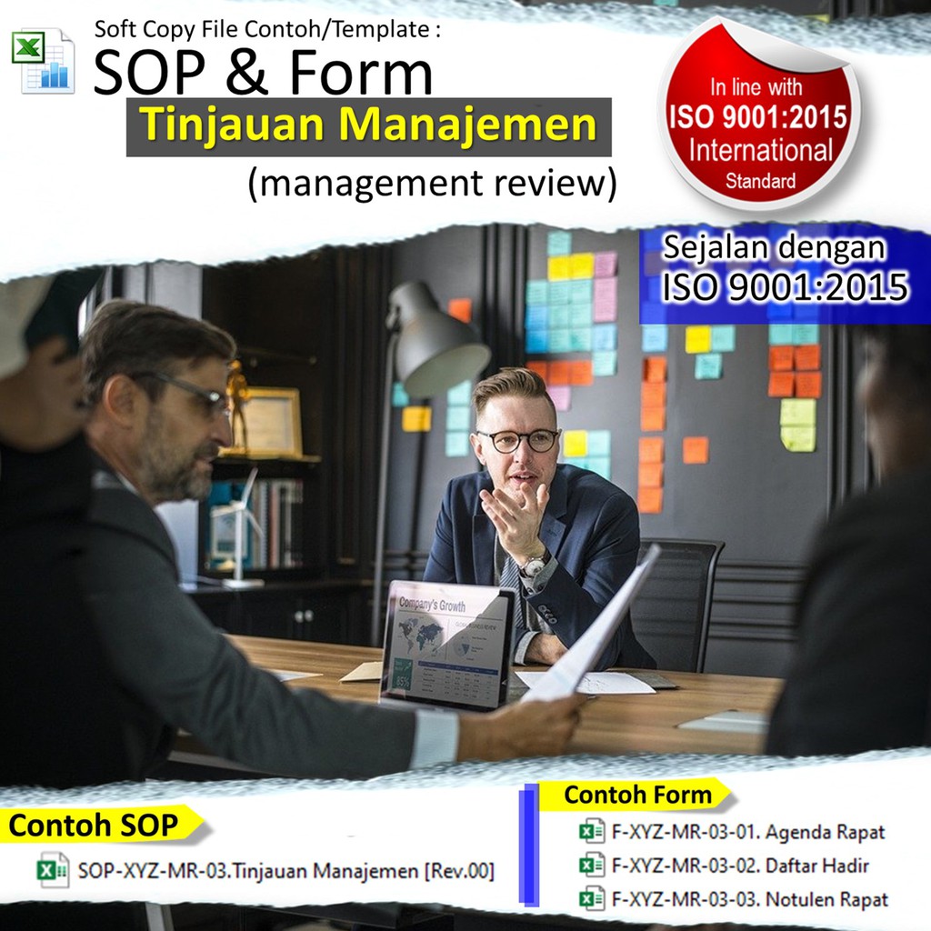 Jual [#12] Contoh SOP Tinjauan Manajemen [Softcopy] sesuai ISO 9001: ...