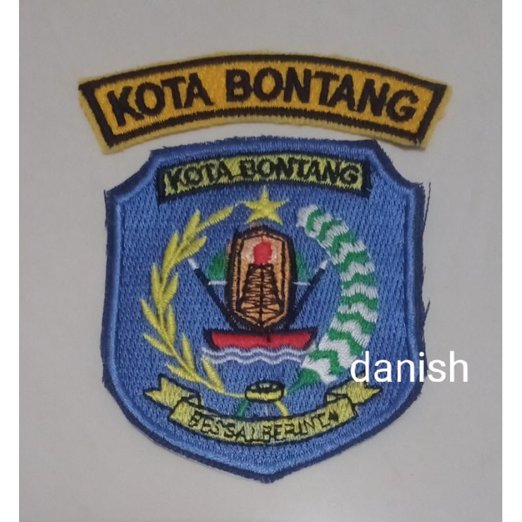 Jual BET BORDIR LOGO LAMBANG PEMKOT KOTA BONTANG( pembelian minimal 5 ...