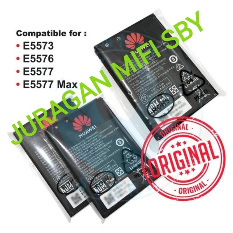 Jual ORIGINAL Baterai Battery Modem Wifi E5573 E5673 E5577 E5575 E5576 E5372 E5785 E5787 ...