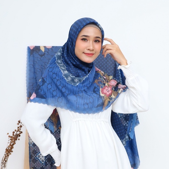 Jual Scarfola Nuswapada Series - Yale Blue | Shopee Indonesia