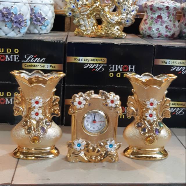 Jual Pajangan Set 3-Jual Pajangan Keramik Impor-Pajangan Lemari Kaca ...