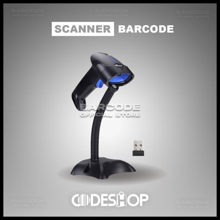 Jual Scanner Barcode Codeshop Cd-205Bt Scanner Wireless 2D Dongle 2.4 ...