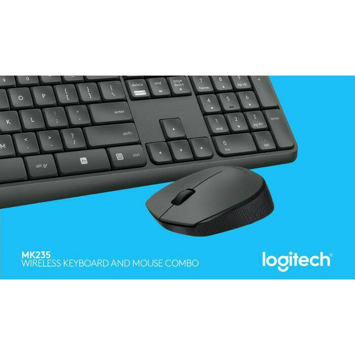 Jual Harga murah Keyboard Mouse Wireless Logitech MK235 | Shopee Indonesia