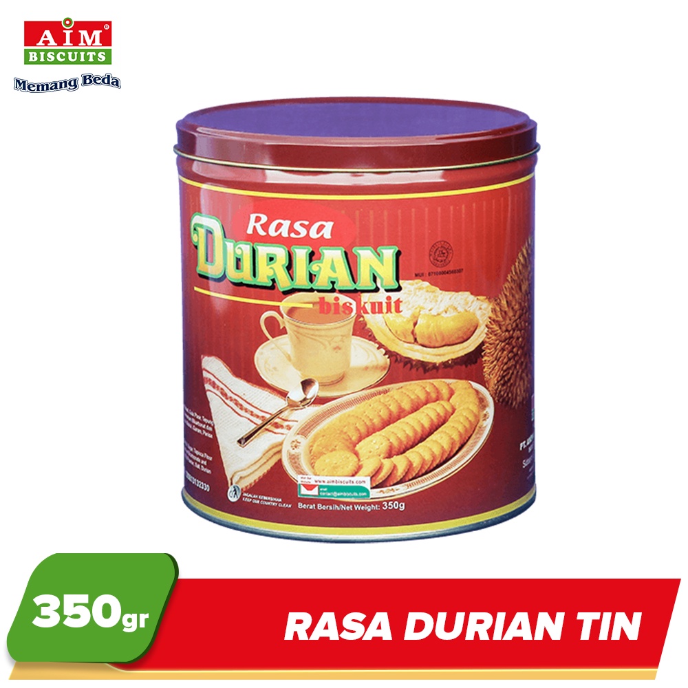 Jual AIM Rasa Durian 350g / Biskuit Rasa Durian 350 gr | Shopee Indonesia