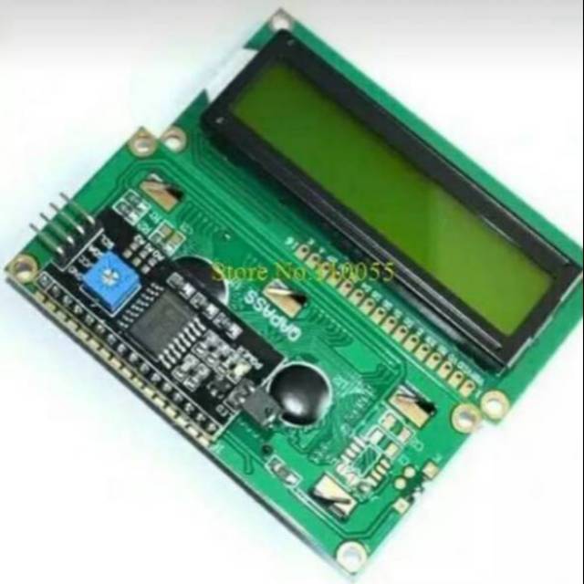 Jual LCD 1602 16X2 green hijau I2C IIC ARDUINO UNO R3 NANO MEGA ...