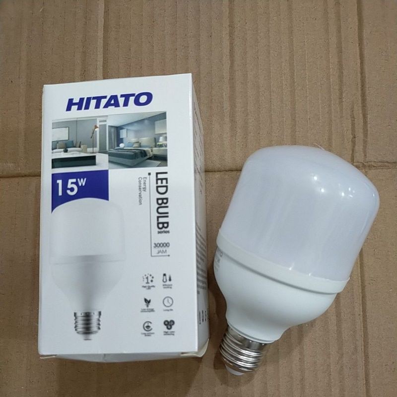 Jual Lampu LED Hitato allesco 15 watt botol tabung kapsul Bulb | Shopee ...