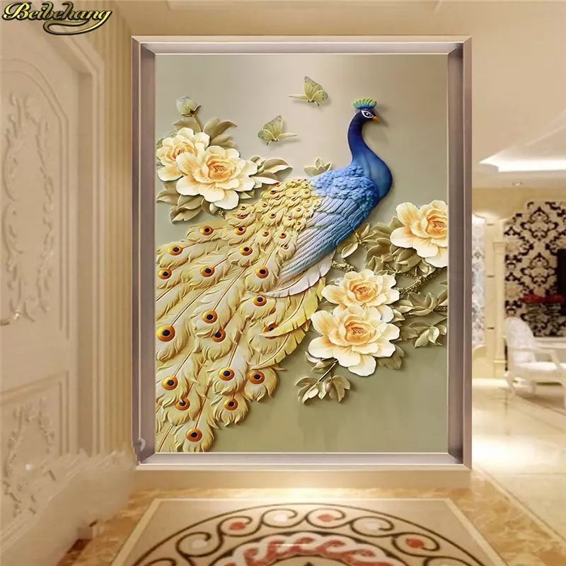 Jual Wallpaper 3D Custom Merak Katalog 2 | Shopee Indonesia